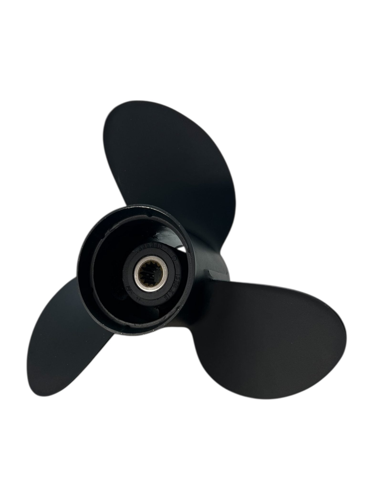 OMC Evinrude Johnson 3 x 13 3/4 x 15 RH, Black SS Propeller 389949, NEW ...