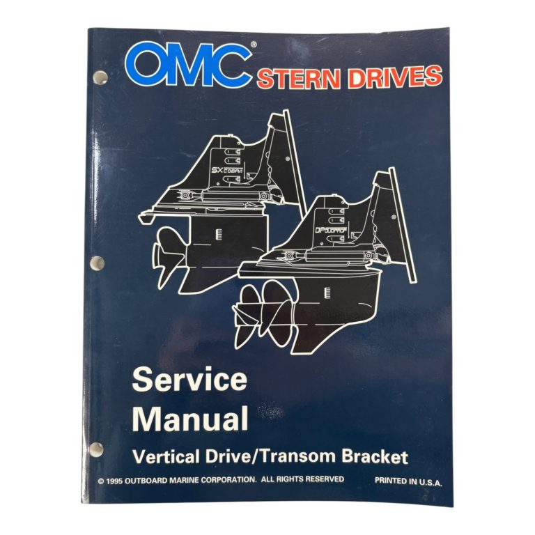 OMC Stern Drives 507142, Vertical Drive/Transom Bracket Service Manual ...