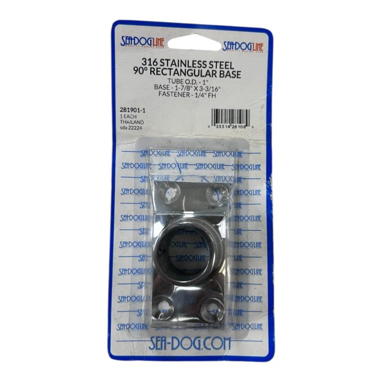 Sea Dog Line 281901-1, 316 Stainless Steel 90 Degree Rectangular Base ...