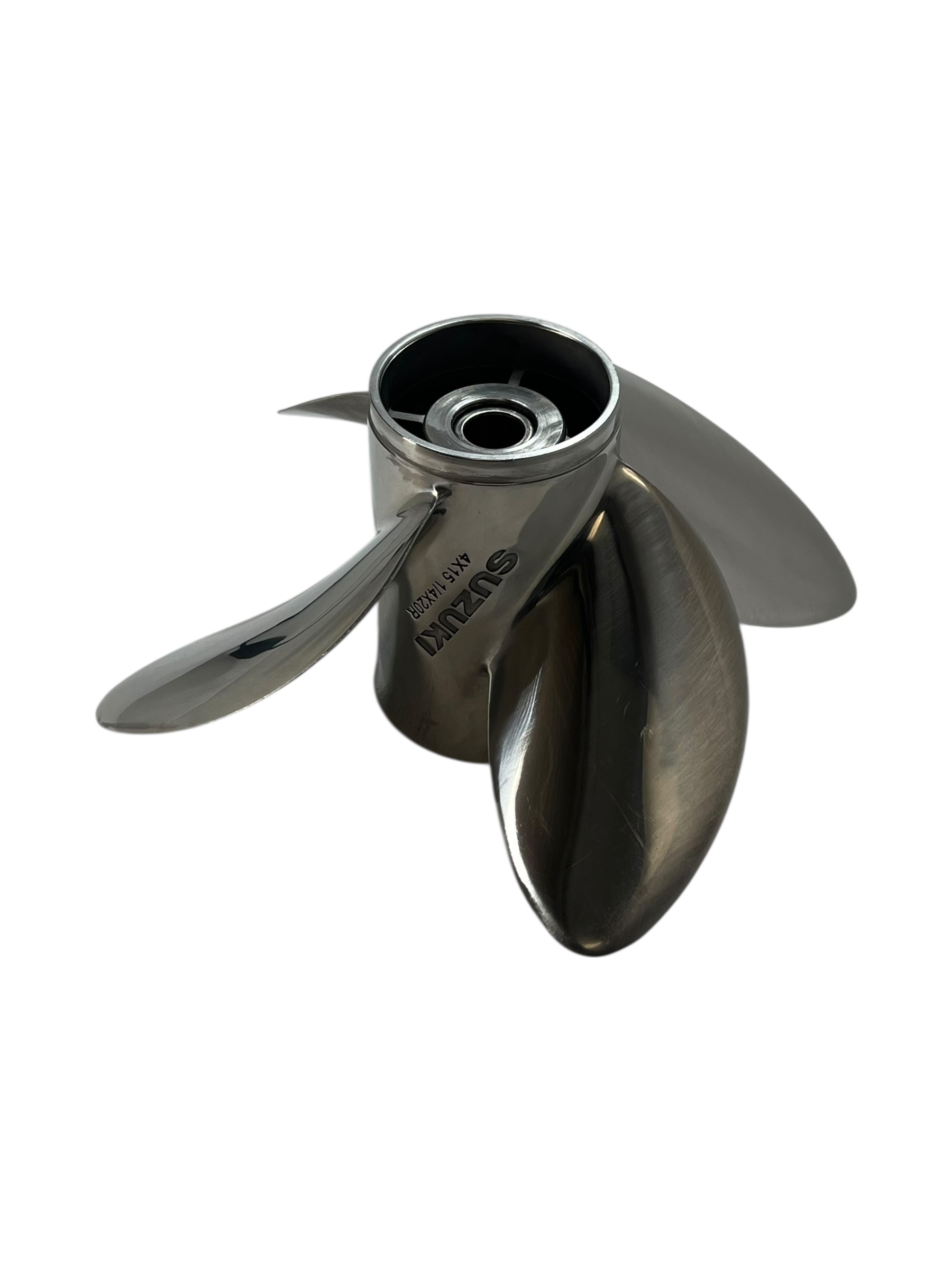 Suzuki Marine, 4 x 15 1/4 x 20 RH, Stainless Steel Propeller, OEM - Max ...