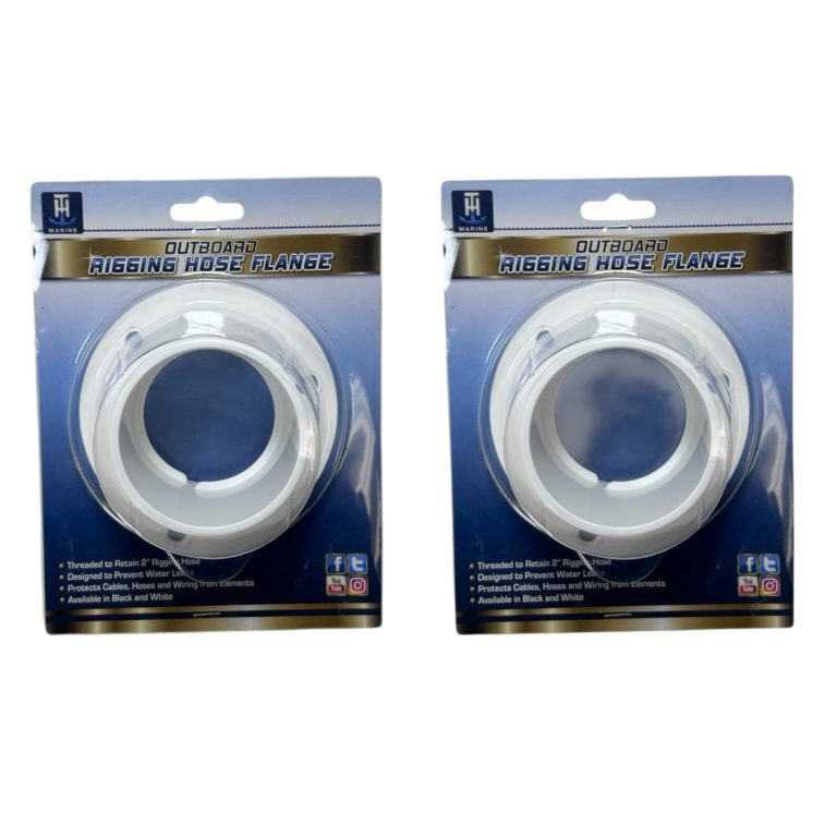 TH Marine RF-2-DP, Outboard Rigging Hose Flange - 2 Pack - Max Marine ...