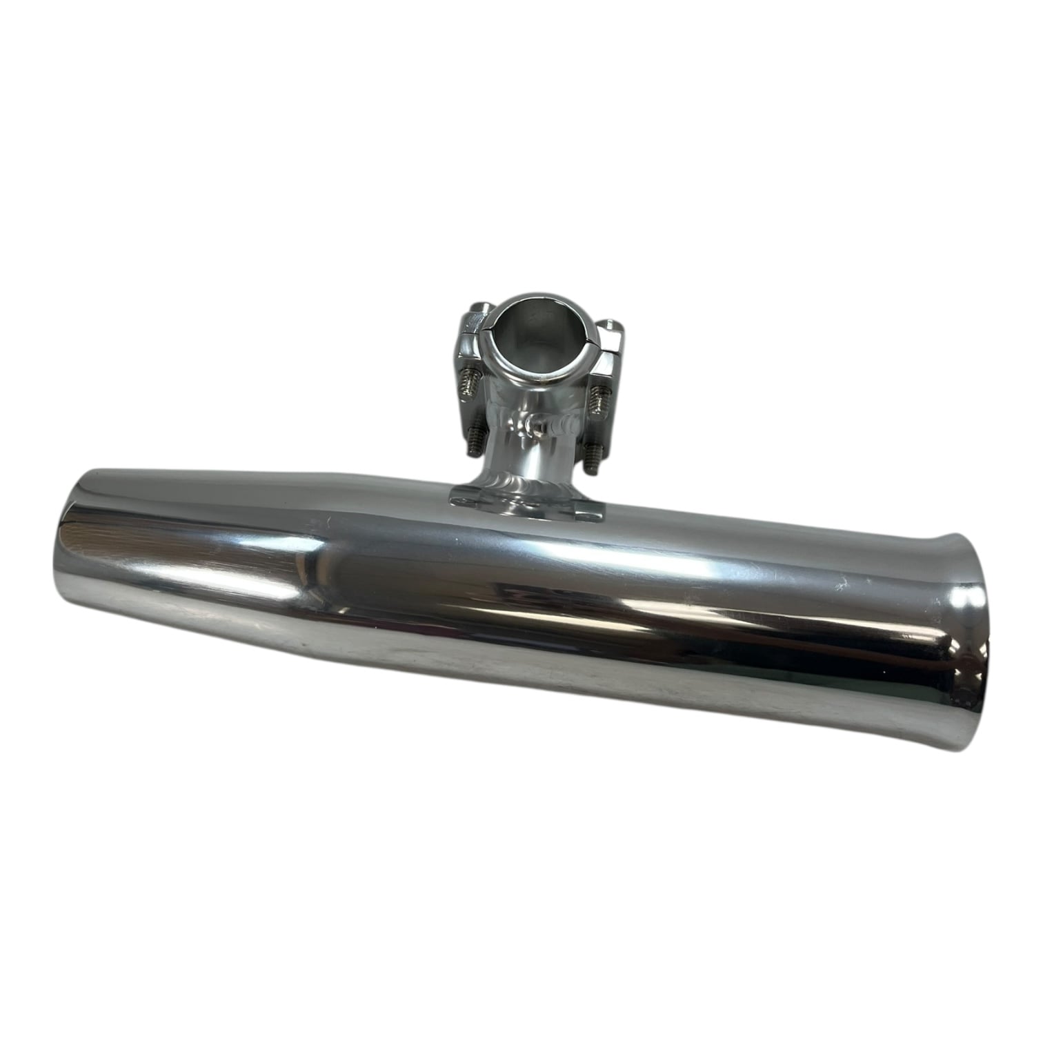 Tigress Silver Alum Clamp On Rod Holder 3/4" FOR 1.050" ID Alum. Pipe ...