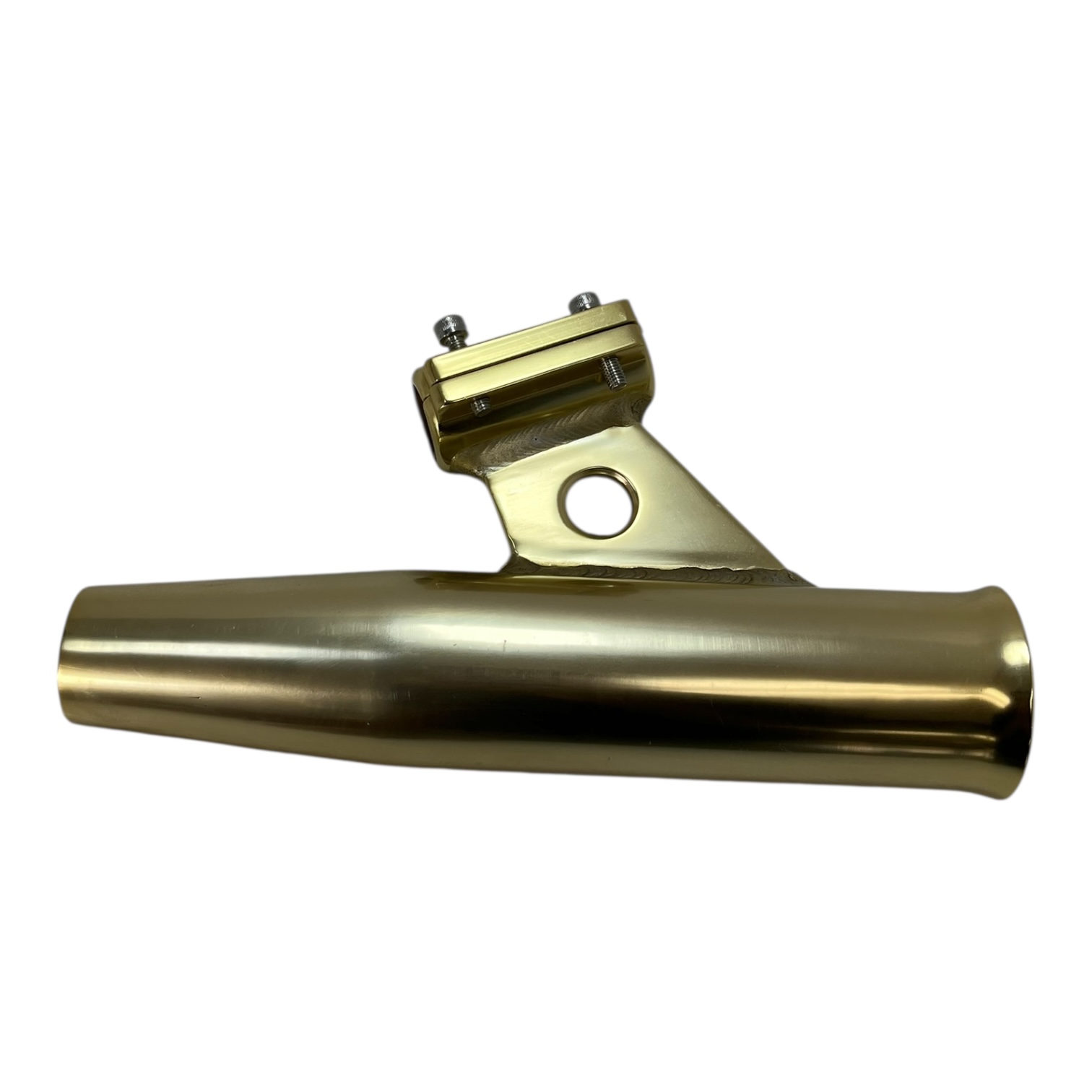Tigress Gold Clamp On Alum Rod Holder 3/4" FOR 1.050" ID Alum. Pipe ...