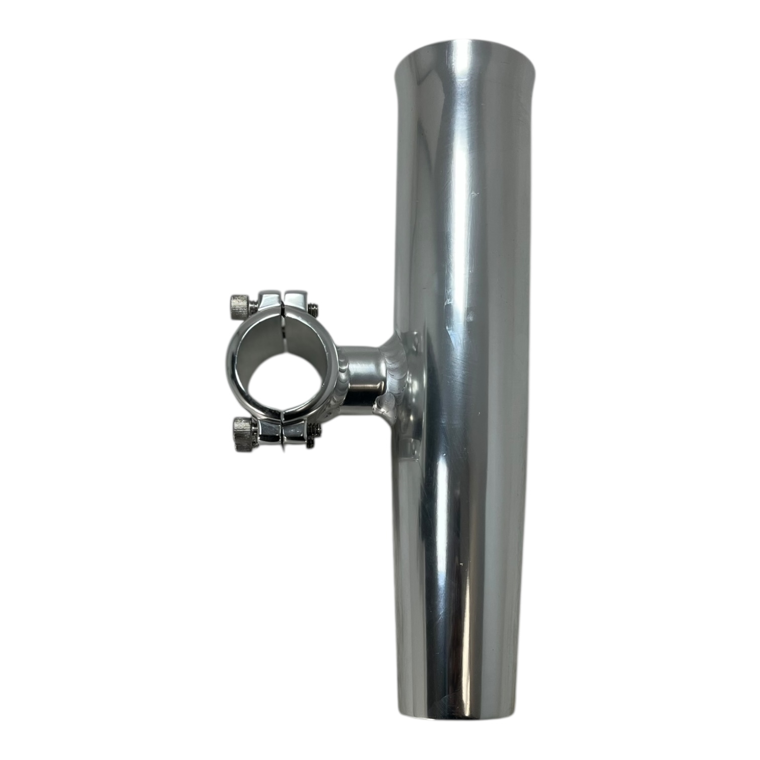 Tigress Silver Alum Clamp On Rod Holder, 1" FOR 1.315" ID Alum. Pipe ...