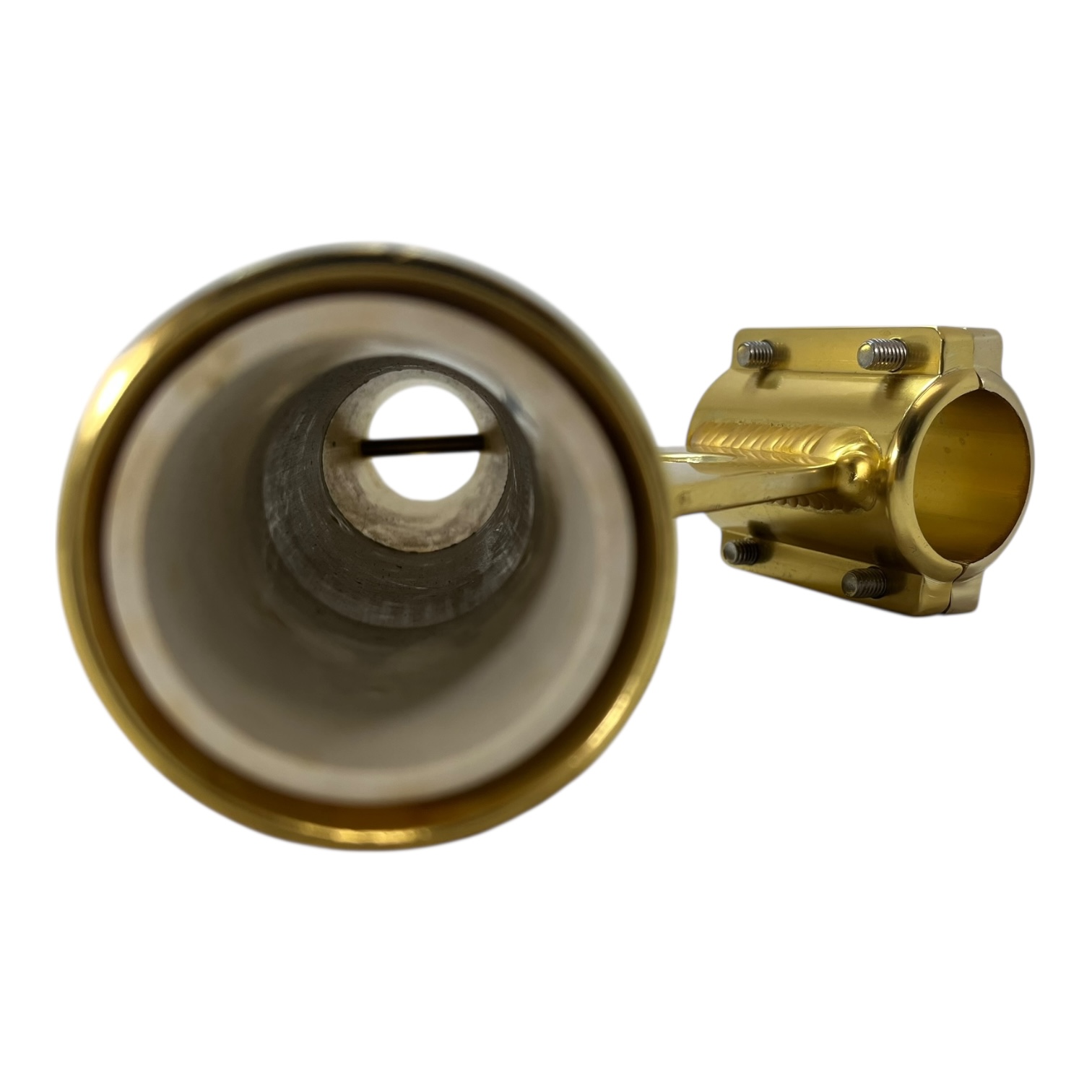Tigress Gold Alum Clamp On Rod Holder 1 1/2" FOR 1.990" ID Alum. Pipe ...
