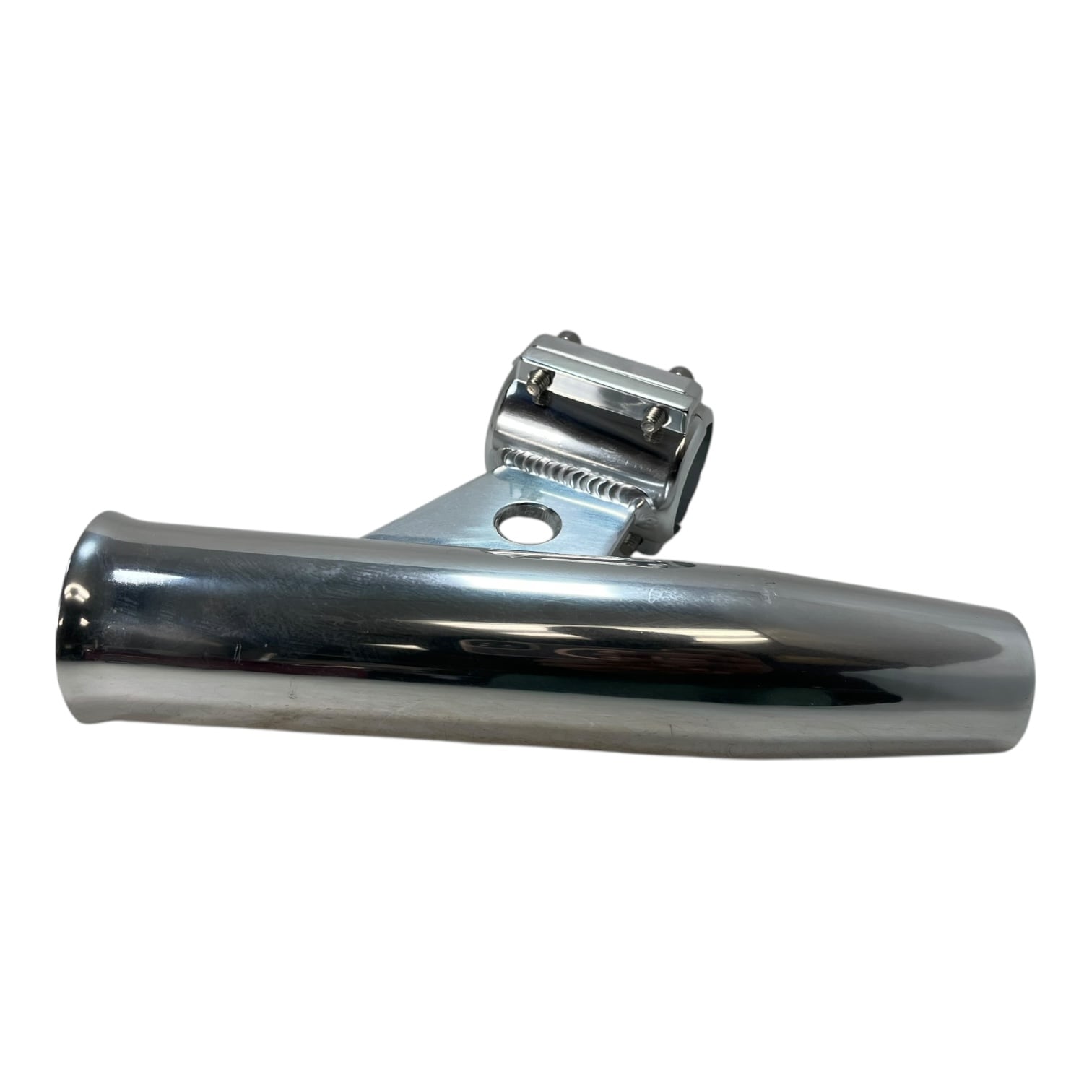 Tigress Silver Alum Clamp On Rod Holder 1 1/4" FOR 1.660" ID Alum Pipe ...