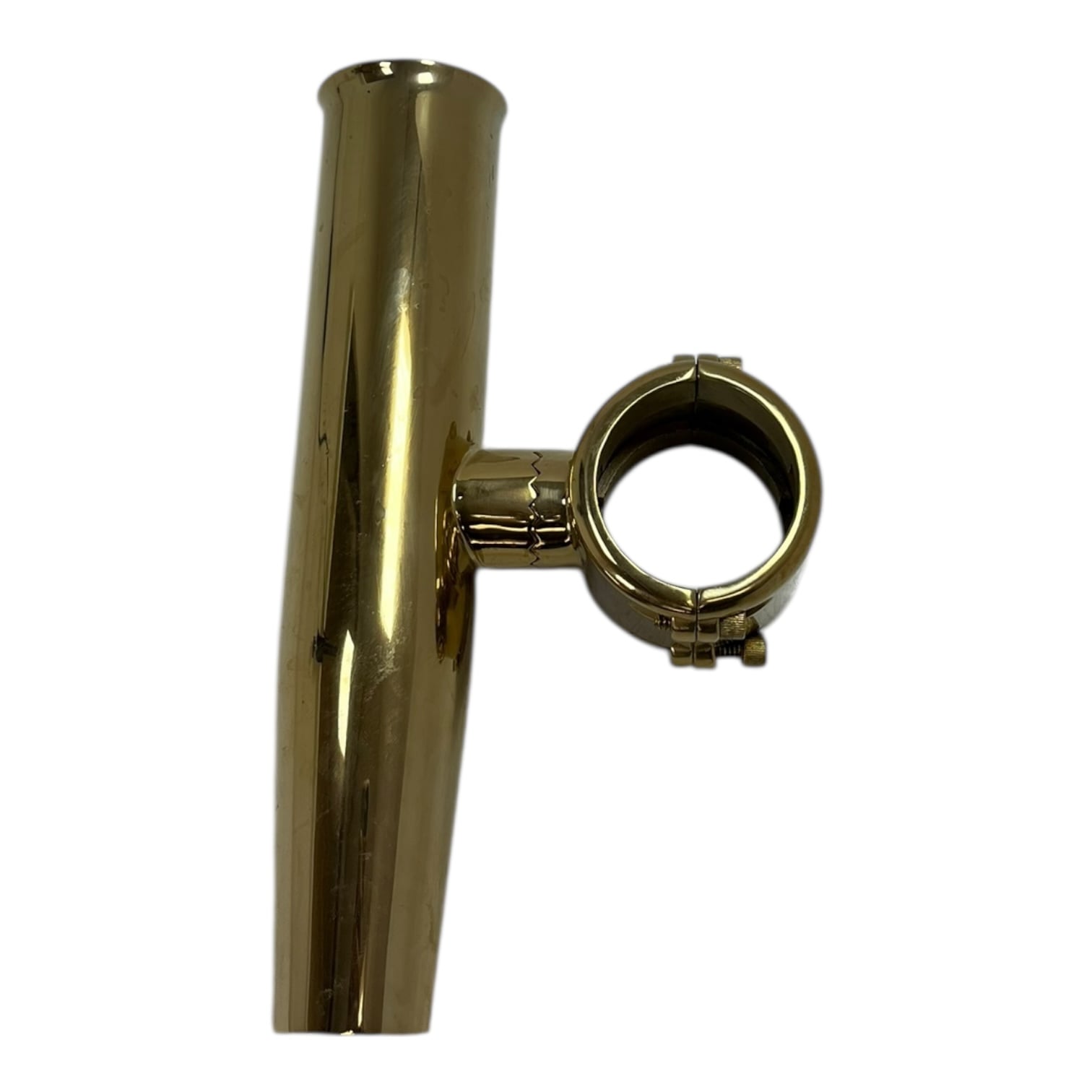 Tigress Gold Clamp On SS Rod Holder 1 1/2" FOR 1.990" ID Alum. Pipe ...