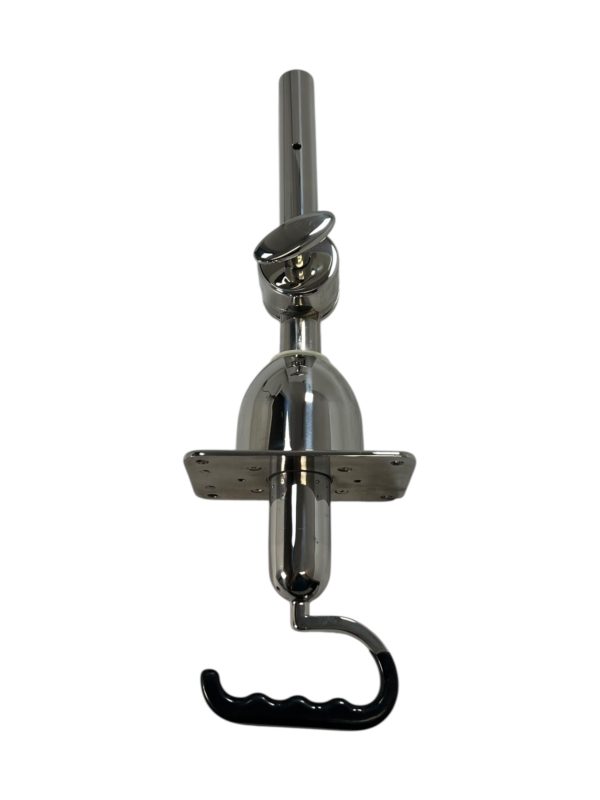 Top Mount Adjustable Outrigger Holder, Stainless Steel, For 1 1/8in ...