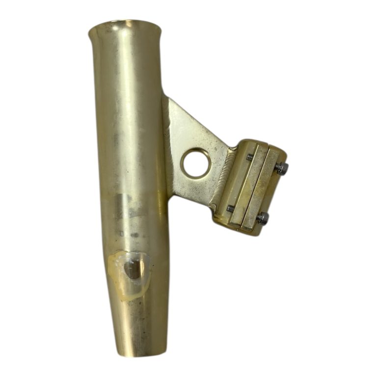 Tigress Clamp On Rod Holder, 1" FOR 1.315" Alum. Pipe, Gold, 88163-1 ...