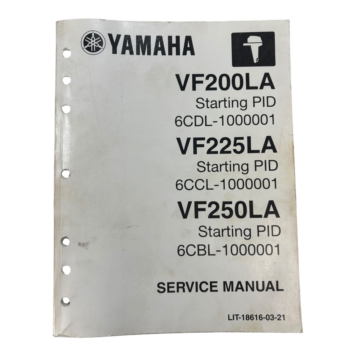 Yamaha LIT-18616-03-21, VF 200LA/225LA/250LA Service Manual (2009 ...