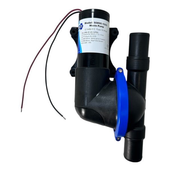 Jabsco 50890-1000, Filter Less Marine Waste Water Pump 5 GPM - 12V ...