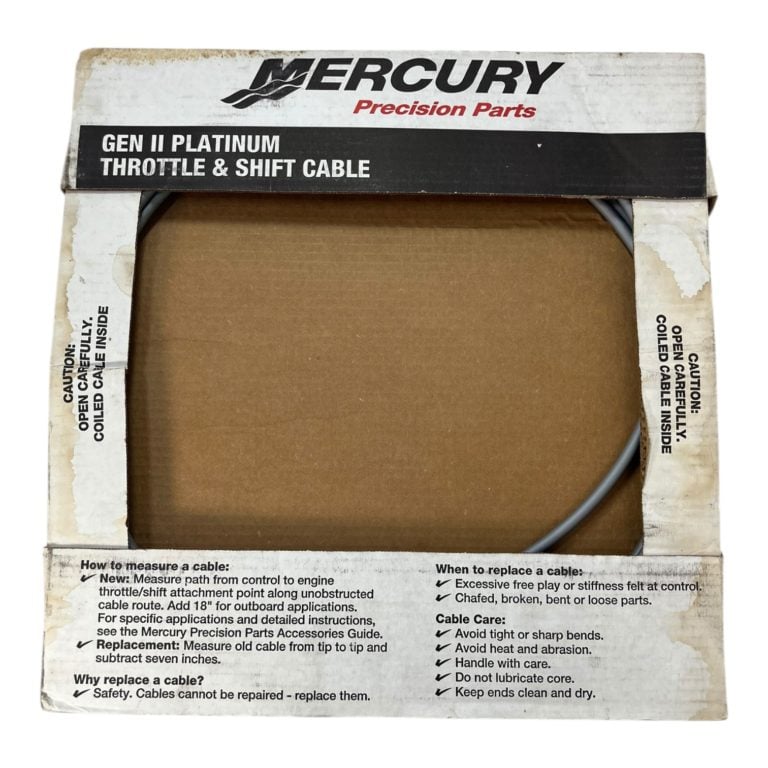 Mercury 883720A24, Gen II Platinum Throttle & Shift Cable - Max Marine ...