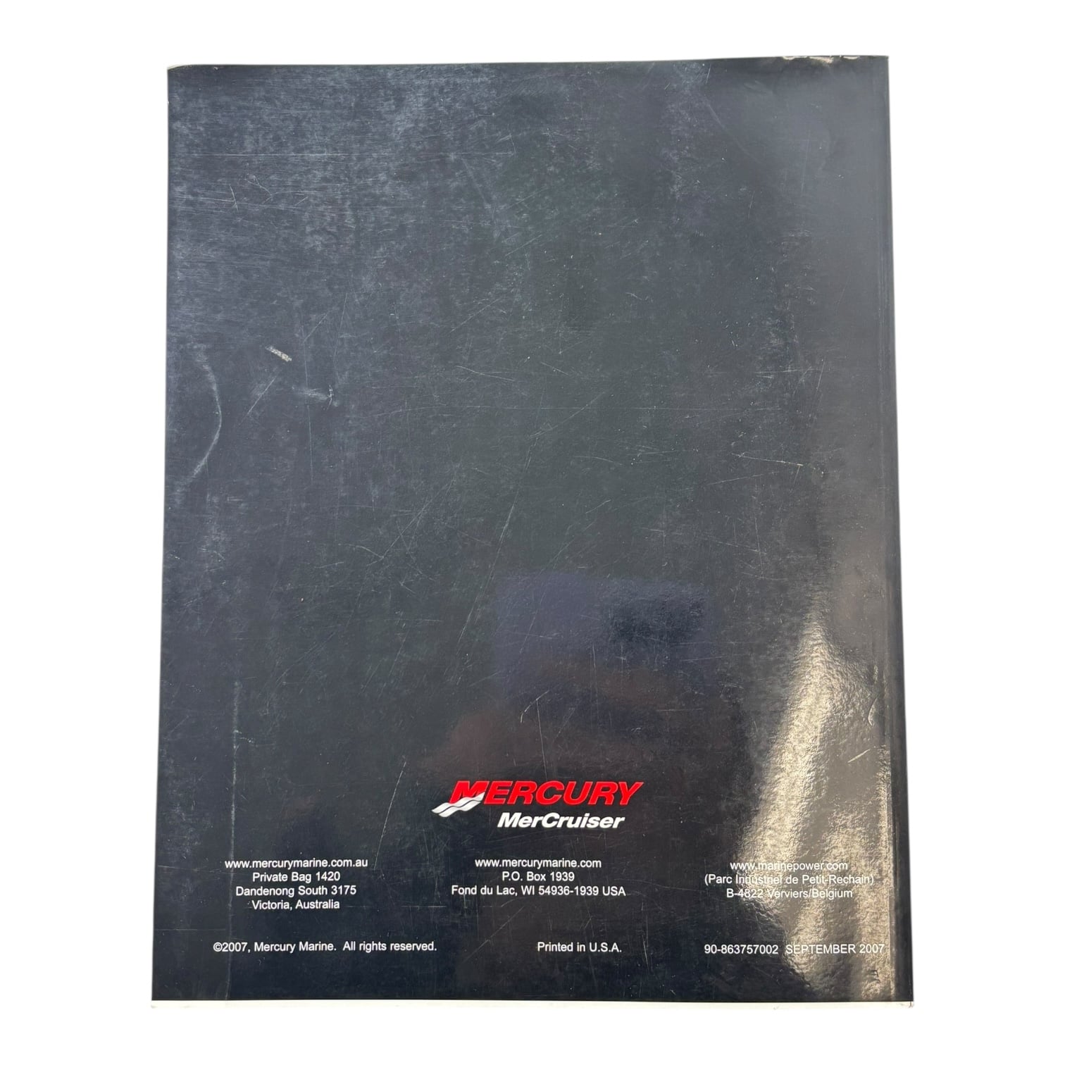 Mercury MerCruiser 90-863757002, PCM 555 Diagnostics Service Manual #33 ...
