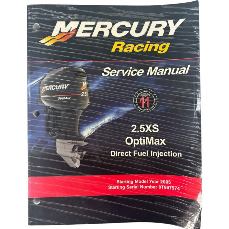 Mercury Racing 90-891596, 2.5XS OptiMax Direct Fuel Injection Service ...