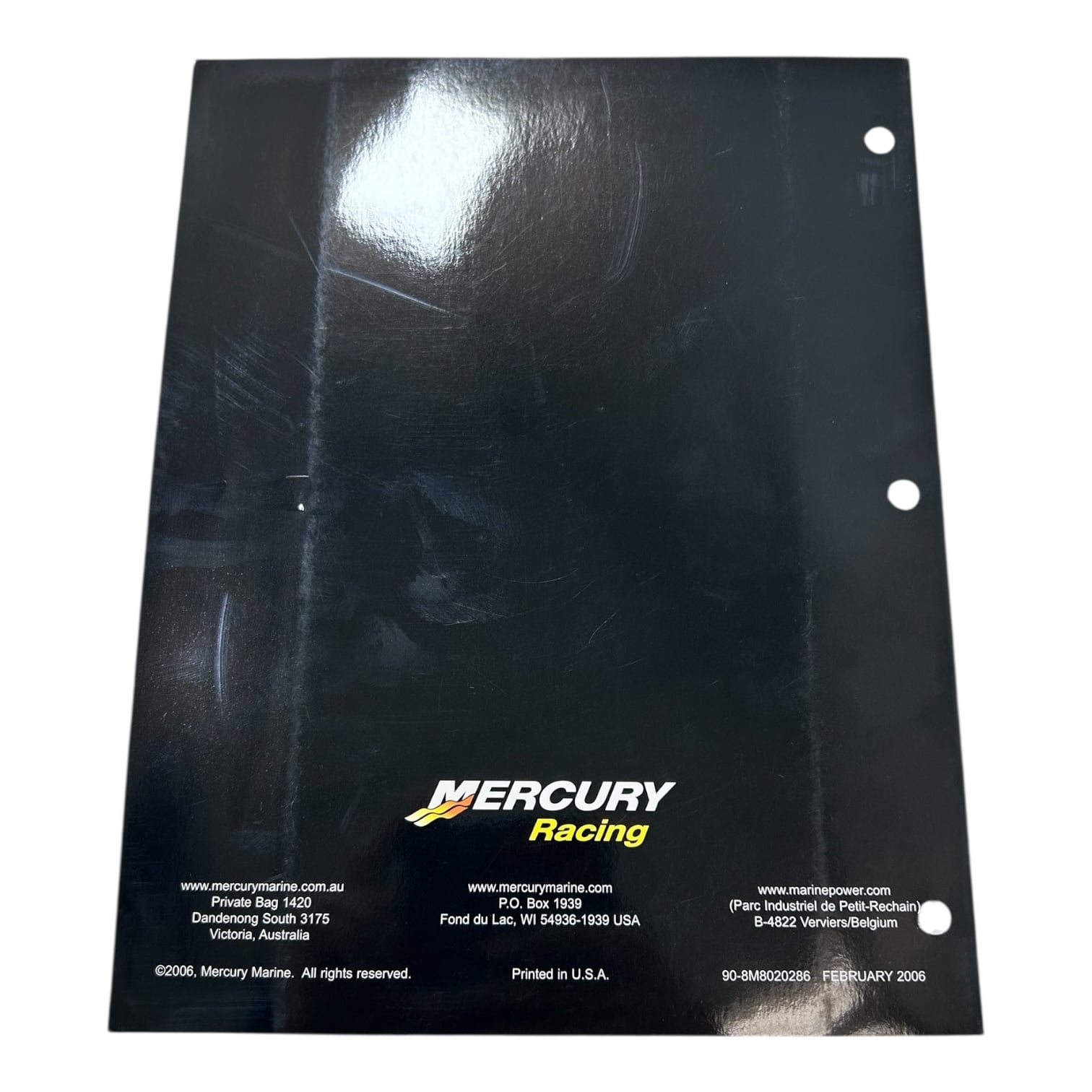 Mercury Racing 90-8M8020286, Sterndrive HP600 SCi & HP700 SCi ...