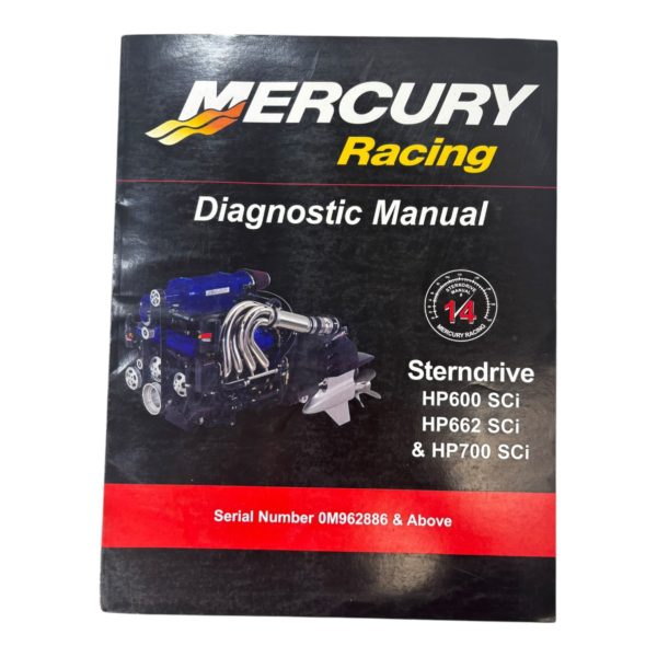 Mercury Racing 90-8M8024709, Sterndrive HP600/662/700 SCi Diagnostic ...