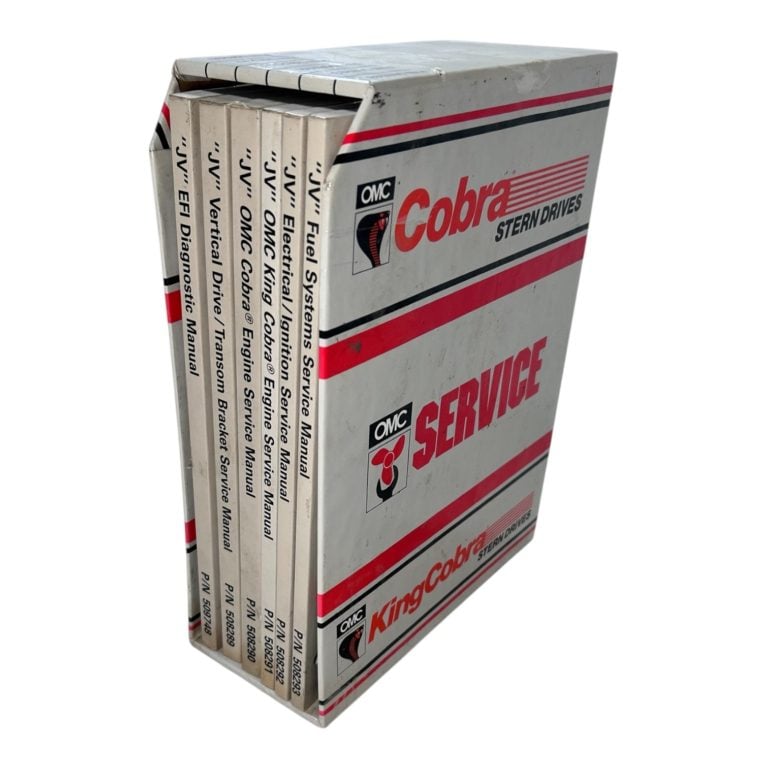 OMC 508288, JV OMC Cobra Stern Drive Service Manual Book Set of 6 - Max ...