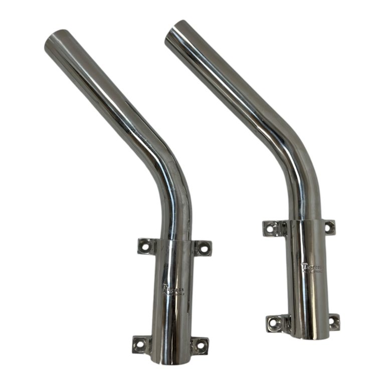 Tigress 88505, SS Side Mount Outrigger Holders (Silver) - Max Marine Outlet