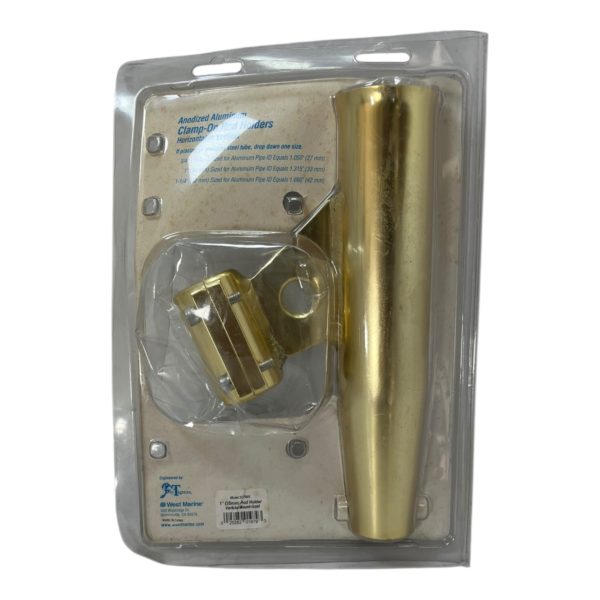 West Marine 3737905, Anodized Aluminum Clamp-On Rod Holders 1" Vertical ...