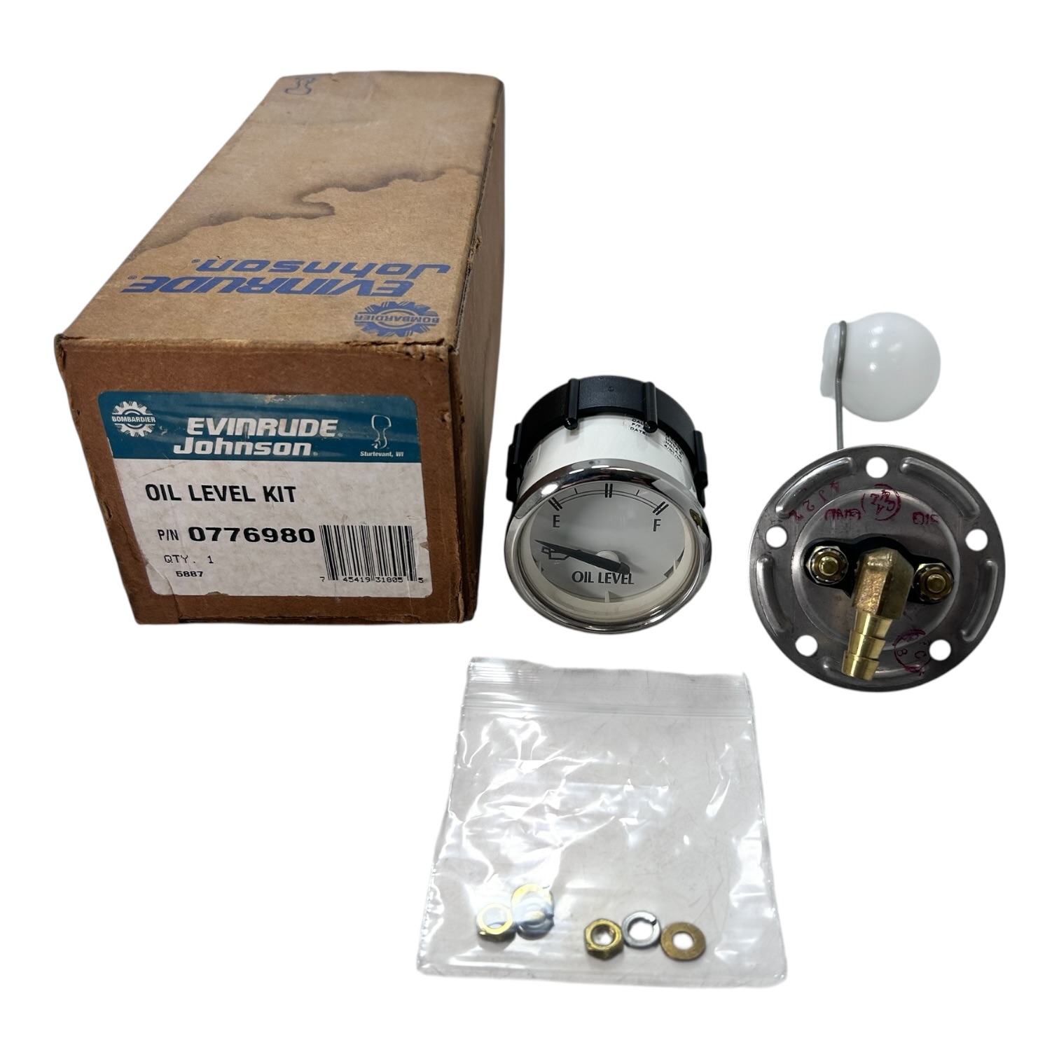 Evinrude Johnson 0776980, Marine Oil Level Kit Assembly , OEM - Max ...