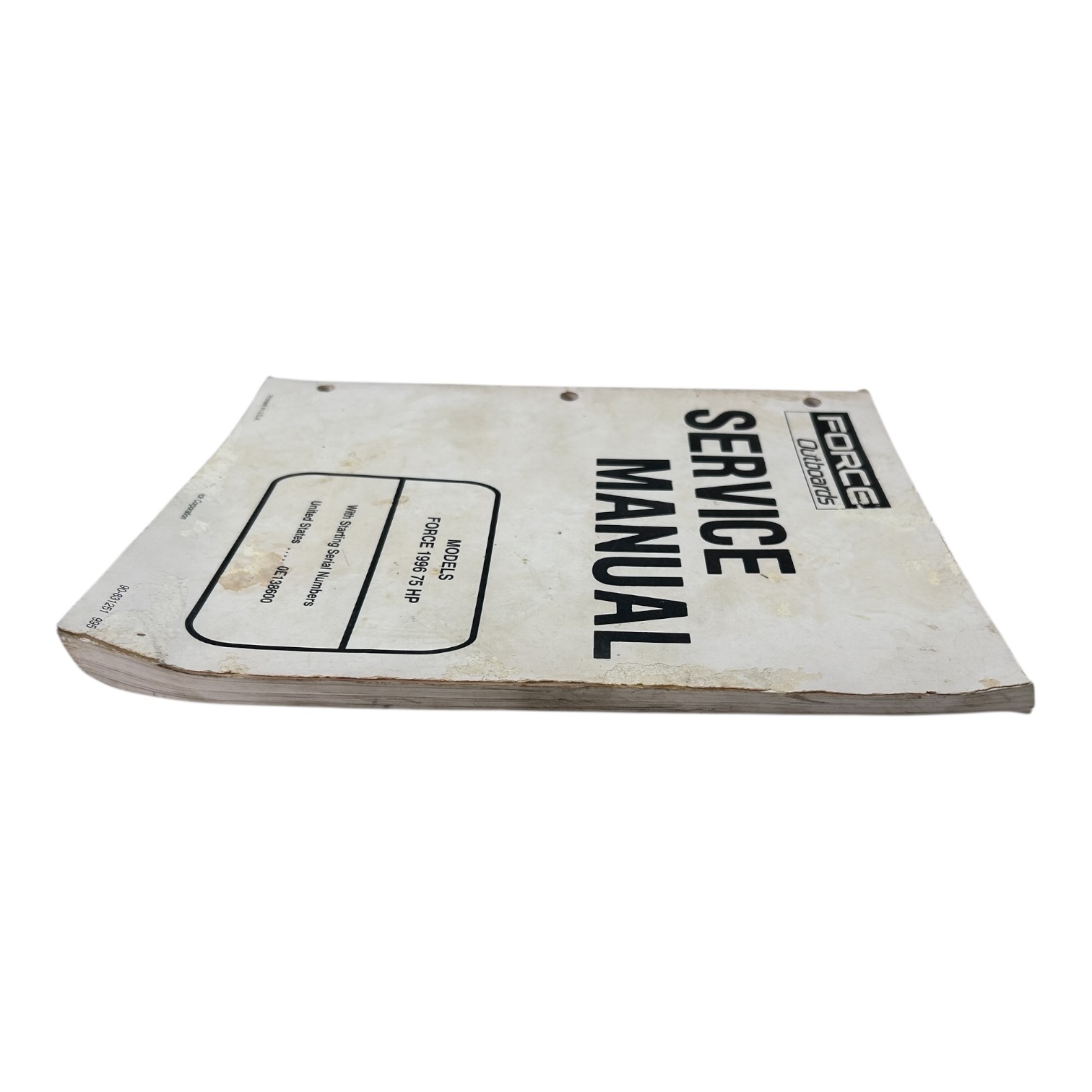 Force Outboards 90-831251, Models 1996 75 HP Marine Service Manual ...
