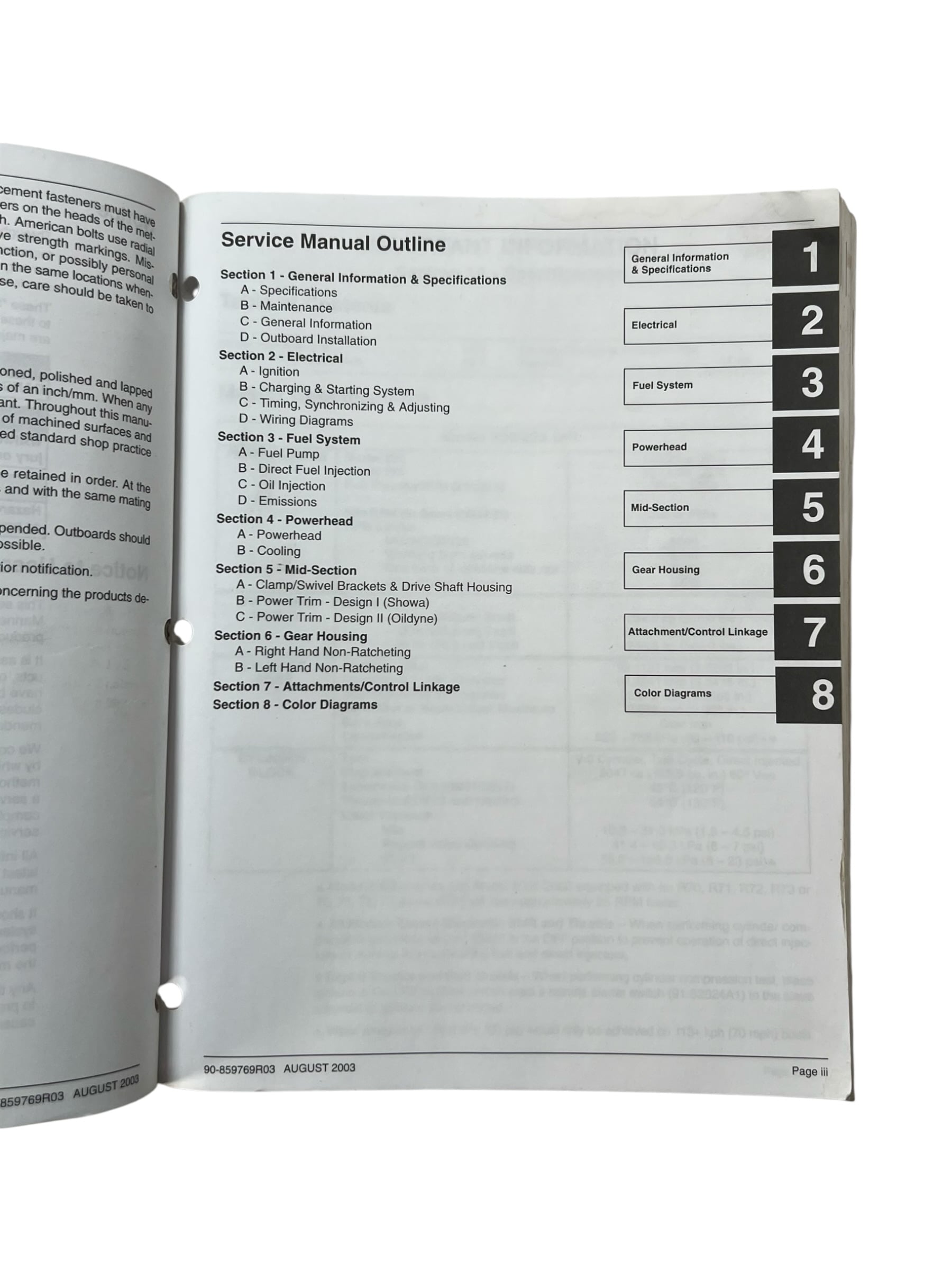 Mercury 90-859769R03, Service Manual Optimax 200hp/225hp - Max Marine ...
