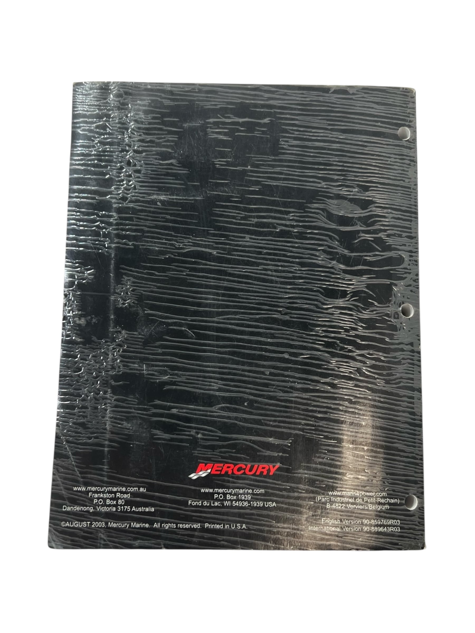 Mercury 90-859769R03, Service Manual Optimax 200hp/225hp - Max Marine ...