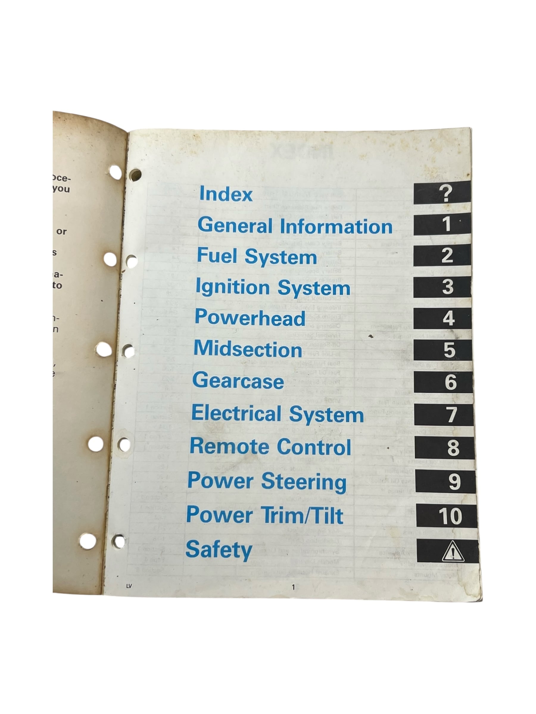 OMC Evinrude Johnson 508147, Service Manual, 90 Loop V Models, OEM ...