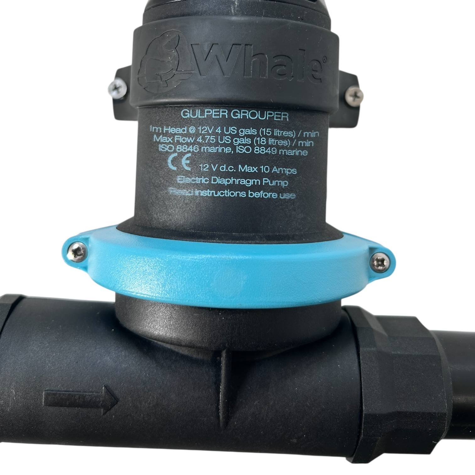 Whale BP4672, Marine Gulper Grouper Mk2 Fishbox Discharge Pump - 4 GPM ...