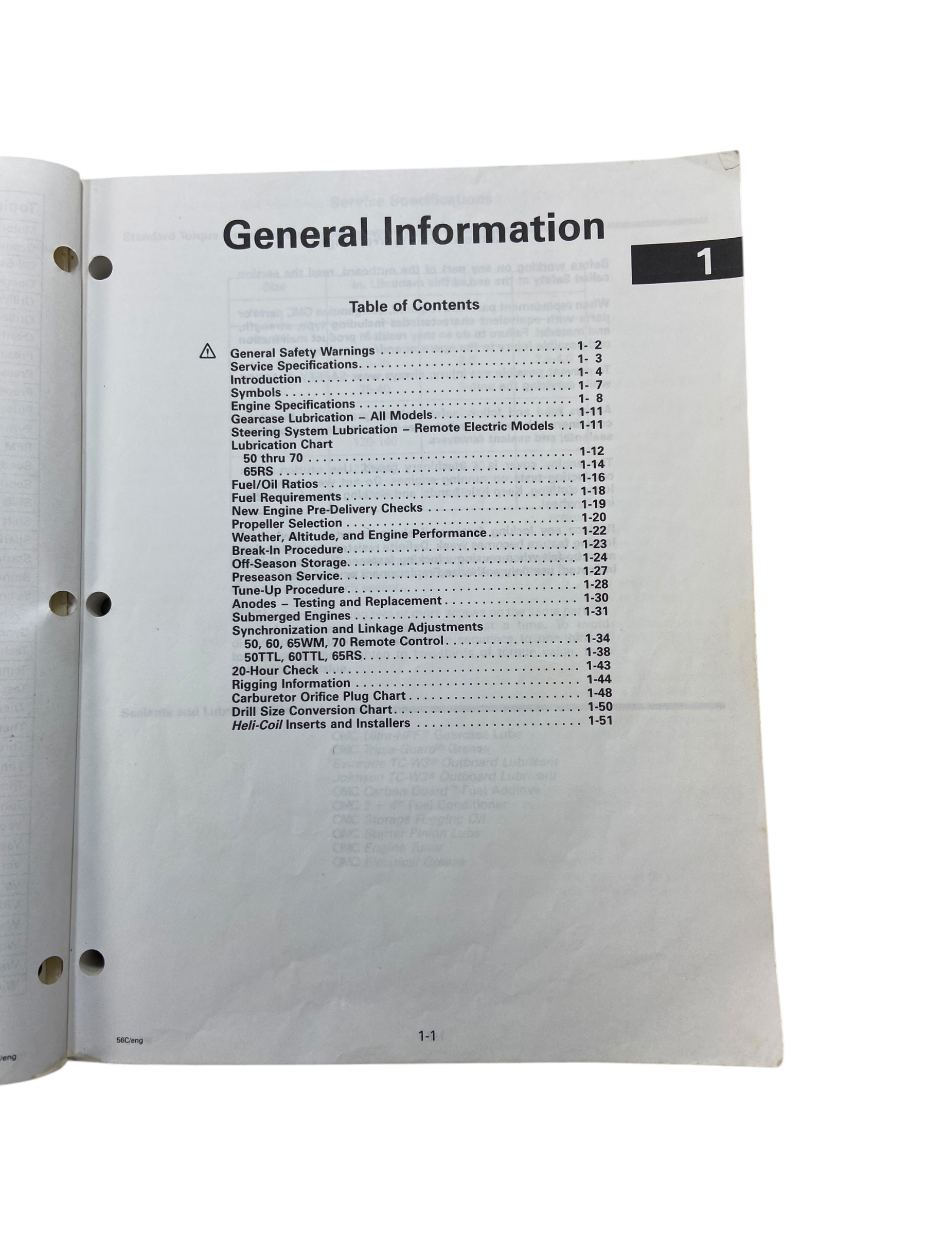 Johnson Outboards Service Manual 50 thru 70 3-Cylinder (Blemished ...
